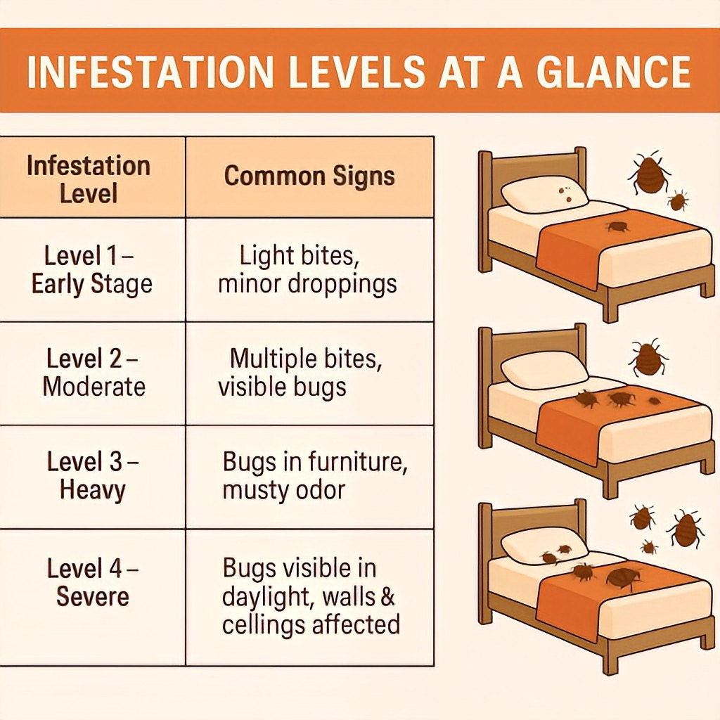 From Mild to Mayhem: Understanding the Different Levels of Bed Bug ...